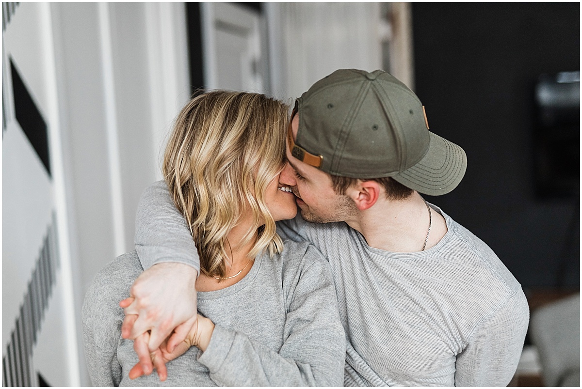 In-Home Engagement Session In-Home Photographers