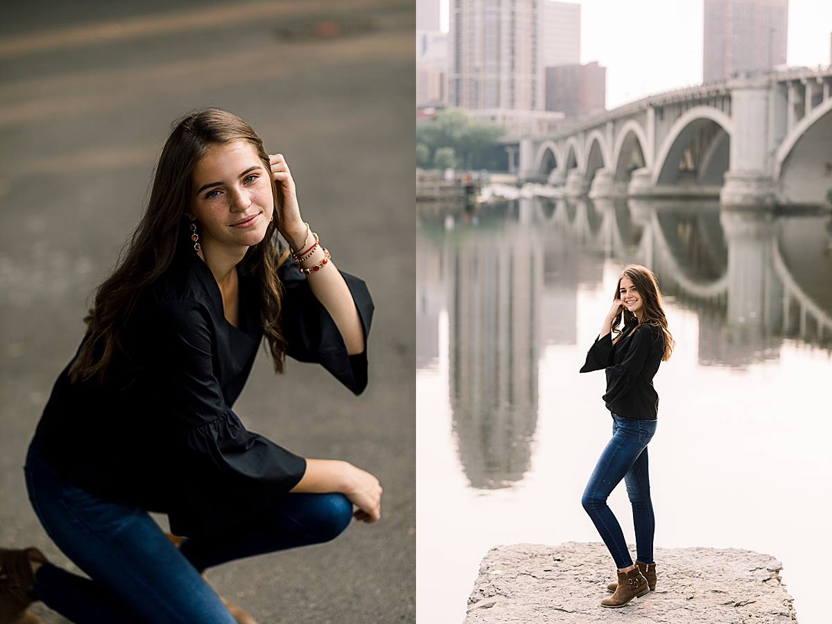 Saint Anthony Main Senior Photography Session by Cameron and Tia