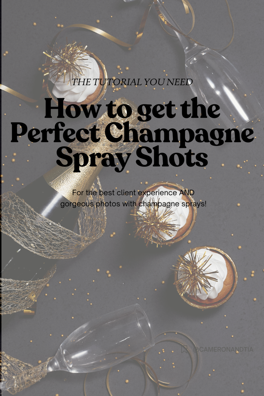 How to get the Perfect Champagne Spray Shot