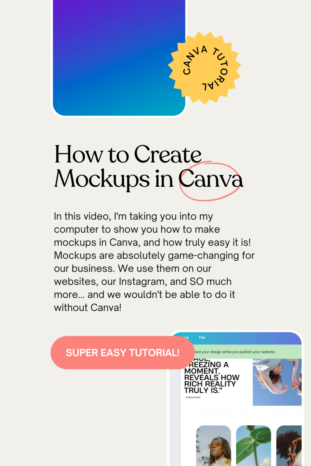 How to Create Mockups with Canva